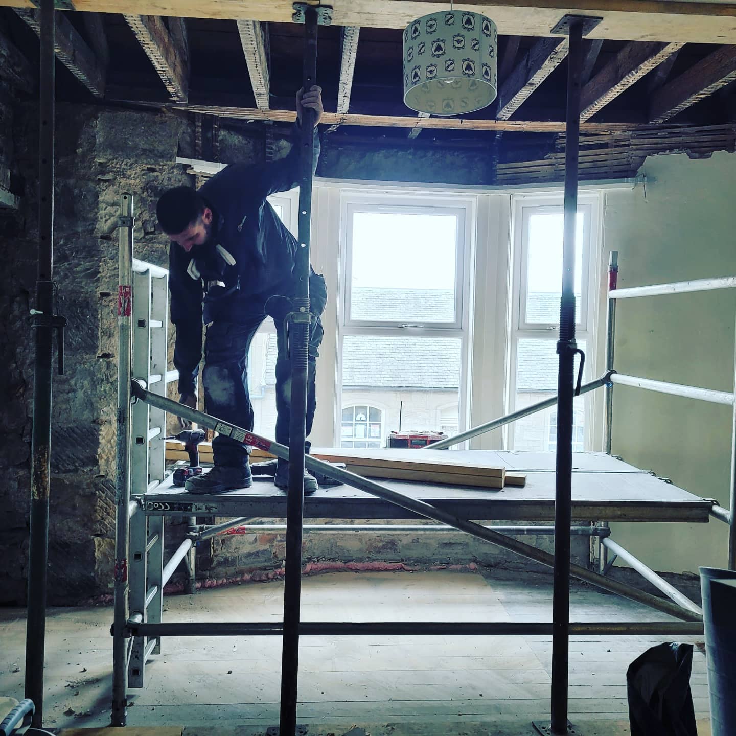 Failed Bressumer Beam - SMPS Building Preservation - Damp Proofing